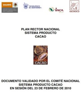 Plan Rector Sistema Nacional del Sistema Producto Cacao – Fidesur